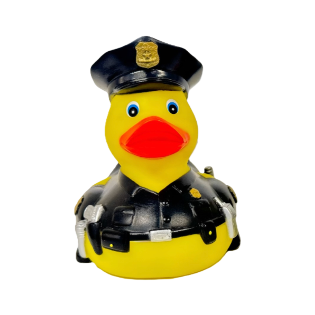 Police Rubber Duck - Black – Kwak SF